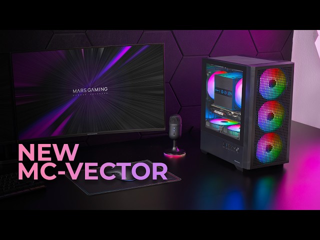 PC Case Case gaming Mars Gaming MC-VECTOR Micro-ATX Mini-ITX 4x 120mm ...