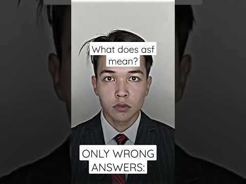 What does asf mean?