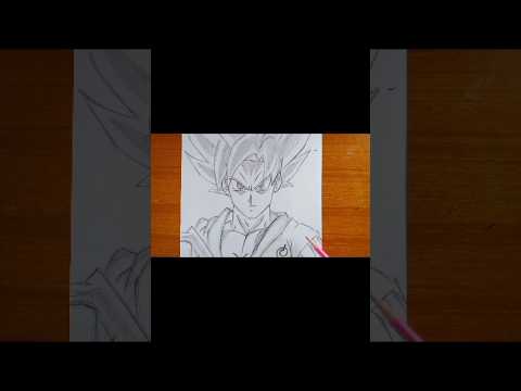 drawing goku blue kaioken #goku #shorts #art #anime #viralvideo