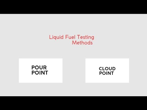 ||cloud point and pour point determination experiment||