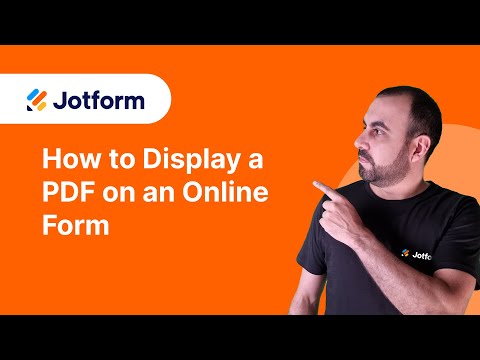 How to Display a PDF Document on Your Form