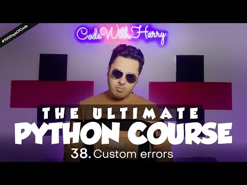 Raising custom errors in Python | Python Tutorial - Day #38