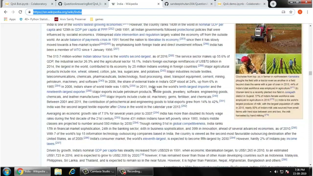 How to create Question Answering Allen #NLP Bot Using Python