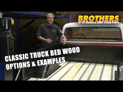 Classic Truck Bed Wood Options & Tips, Pine / Oak - Drilled / Un-Drilled (Bedwood)