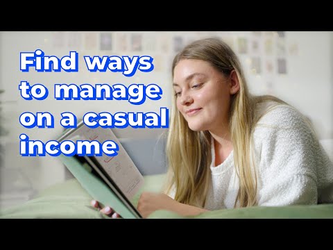 Find ways to manage on a casual income