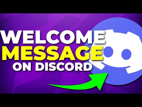 How to Make a Welcome & Goodbye Channel on Discord - Welcome Message