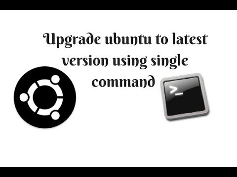 Upgrade ubuntu to latest version using single command