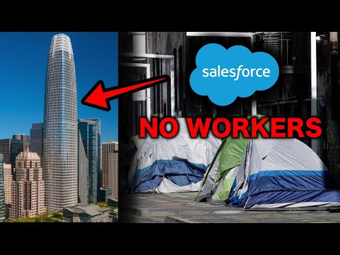 San Francisco's Tallest Building Is Literally Empty | Salesforce Leaves Quietly