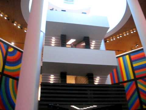 San Francisco MOMA lobby fan