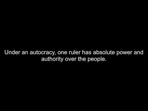 How To Pronounce Autocracy