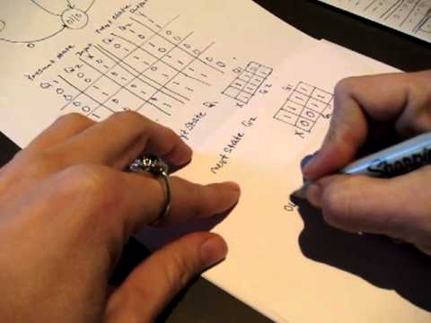 Creating a Circuit from a state diagram