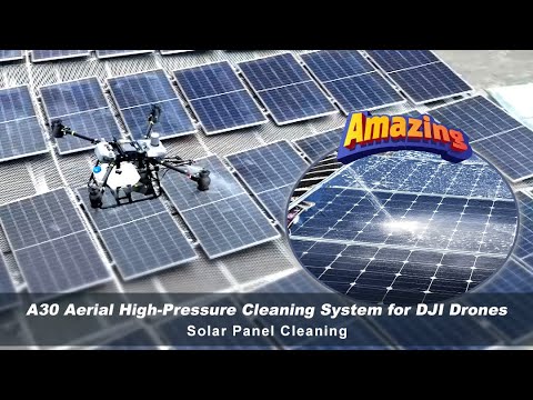 AeroClean A30 Cleaning System: Efficient Solar Panel Cleaning with DJI Drones