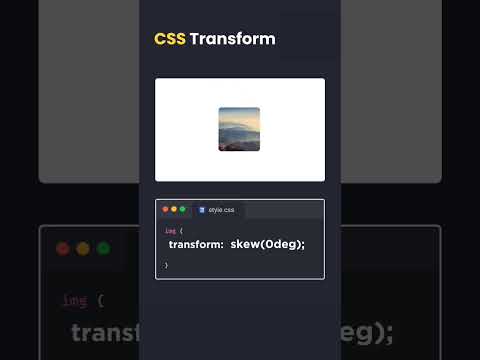 CSS Transform Property | CSS Transform Property Explained With Animation