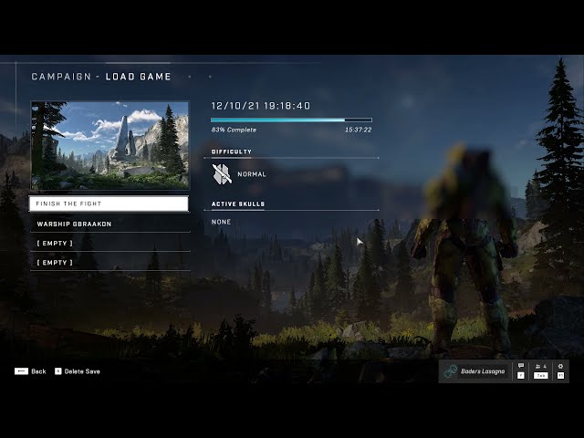 Halo Infinite save file bug and possible workarounds