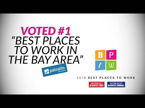 Voted #1: "Best Places To Work in the Bay Area" - Palo Alto Networks
