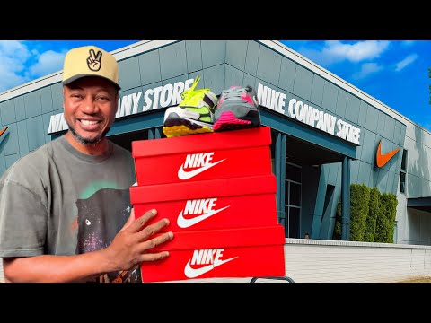 INSIDE the Nike Employee Store! CRAZY Deals + How to Get In 👀