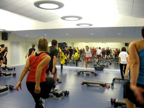 Fairtrade Banana leads gym workout