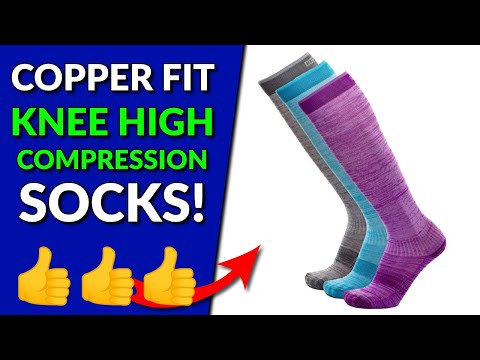 Copper Fit 2 0 Easy On Easy Off Knee High Compression Socks