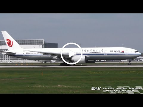 Boeing 777-300ER - Air China B-2040 - takeoff at Munich Airport