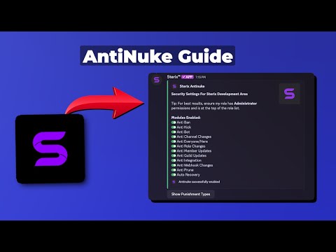 How To Set Up Sterix™ Bot Antinuke System - Full Guide