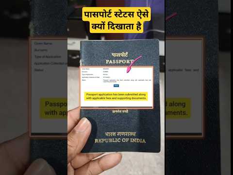 Passport application has been submitted along with applicable fees and supporting documents #short |