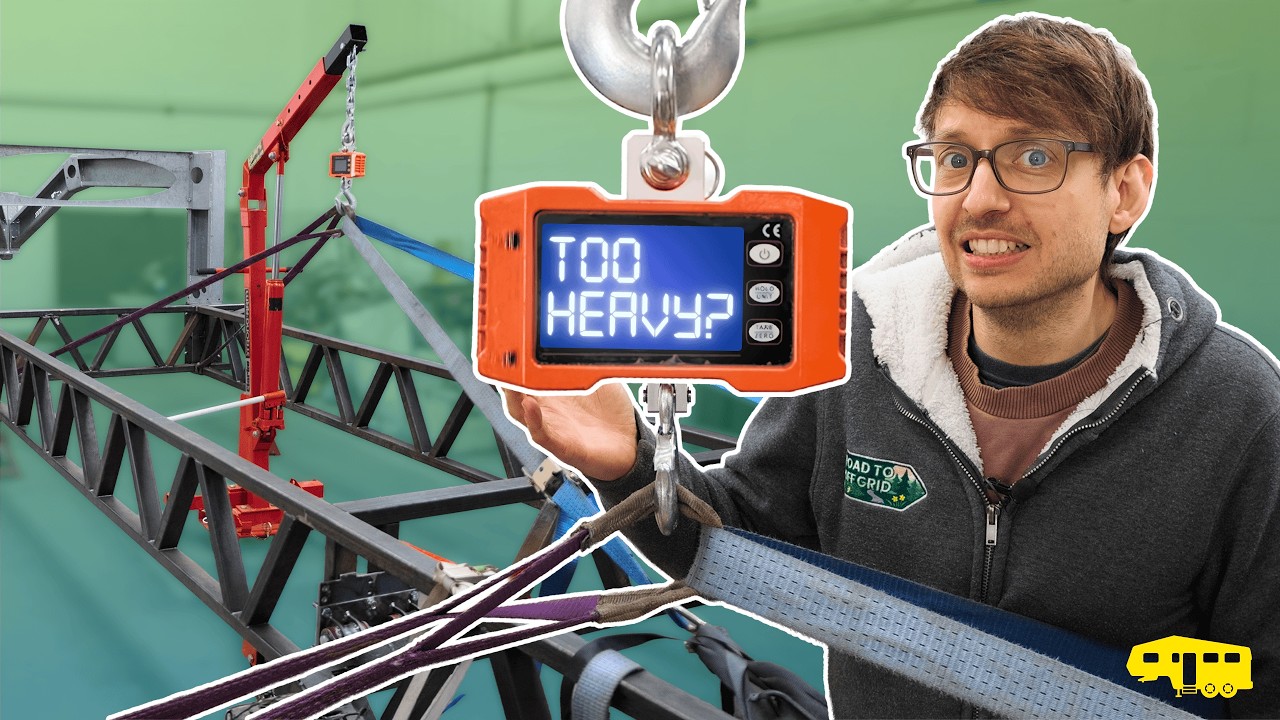 Weighing Our DIY Tiny House Trailer For The First Time + Some Moose Work