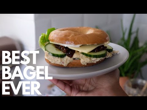 THE £0.64 ($0.80) BAGEL | BEST BAGEL I'VE EVER MADE | ITS ACTUALLY VEGAN | ILHAN. A