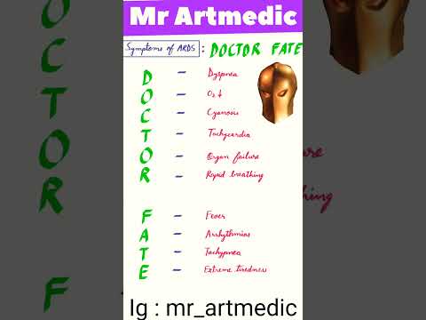 ARDS symptoms mnemonic #shorts #viral #ytshorts