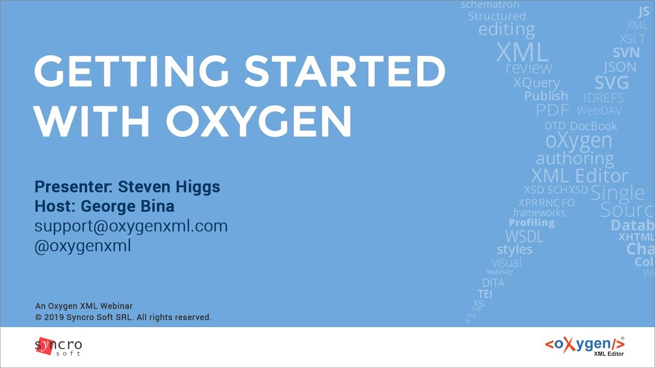 Webinar: Getting Started with Oxygen XML Editor
