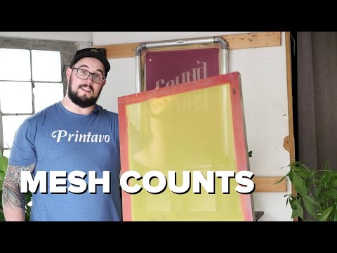 Differences of Screen Printing Mesh Counts