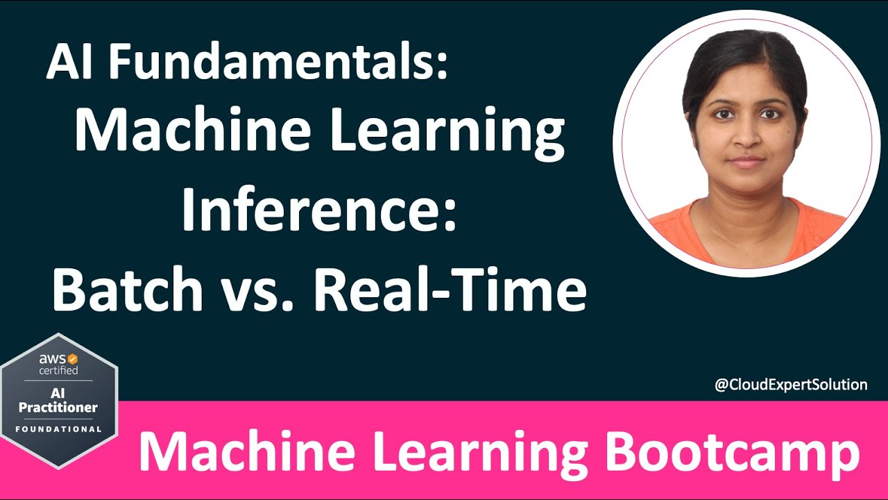 AIF-C01 Module 1.8 - Machine Learning Inference. - Batch vs Real-Time