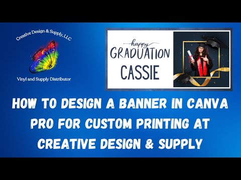 How to Design a Banner in Canva Pro For Custom Printing at Creative Design & Supply