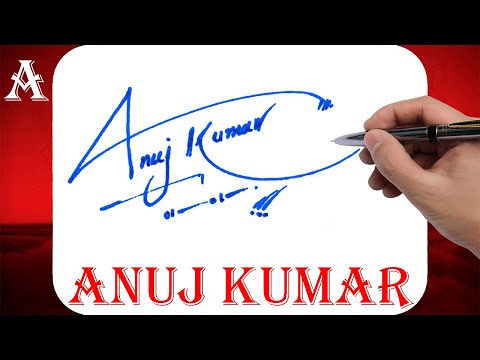 Anuj Kumar Name Signature Style | A Signature Style | Signature Style of My Name Anuj Kumar