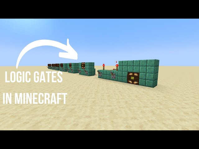 Logic Gates in Minecraft Minecraft Map