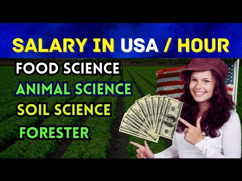 Agriculture jobs Salary in USA I food scientist I animal science I soil science I usa agriculture