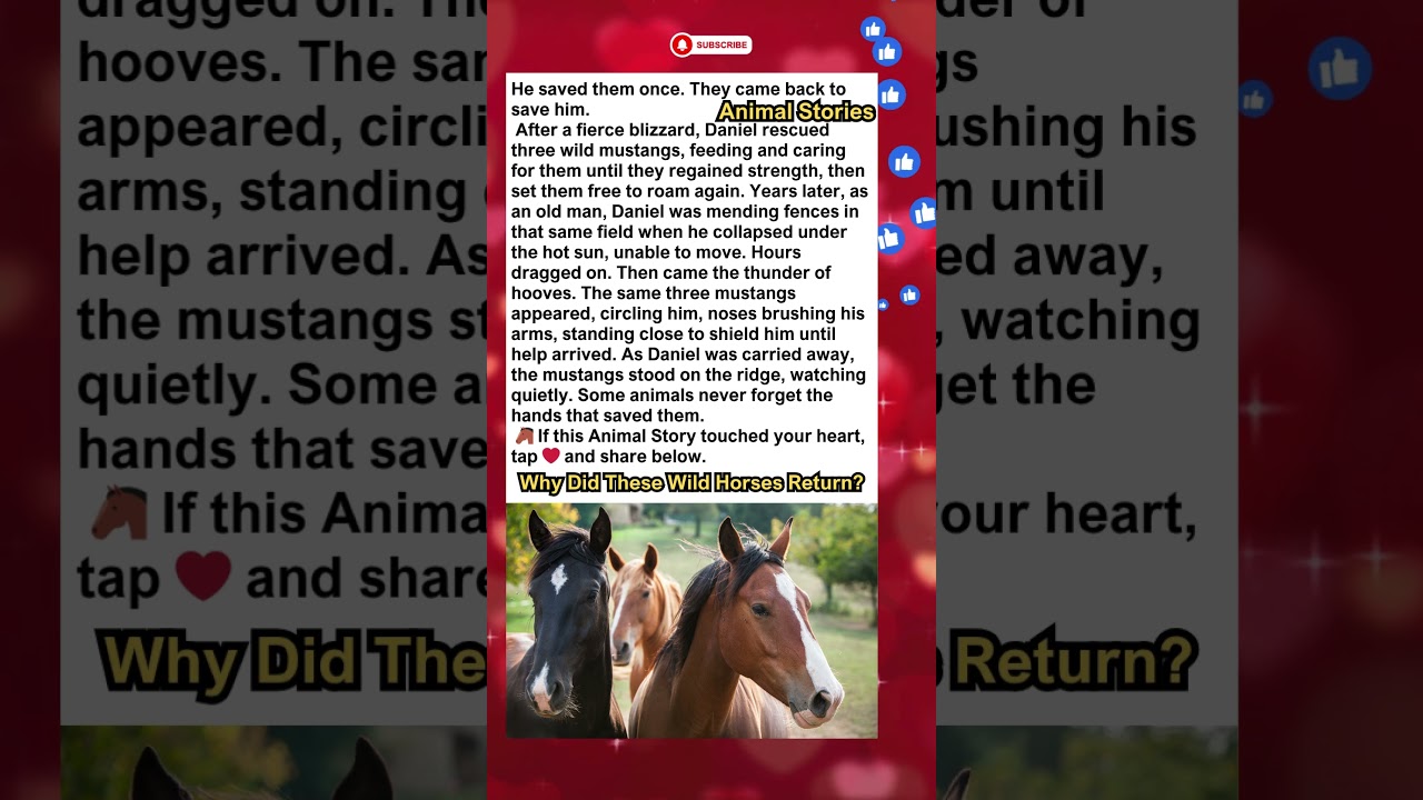 Animal Stories: Why Did These Wild Horses Return?