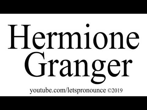 How to Pronounce Hermione Granger
