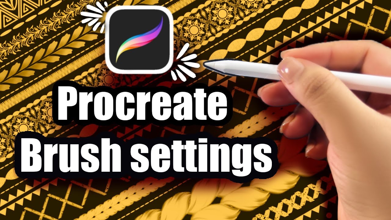 Make your own procreate brushes | procreate brush settings explained for beginners