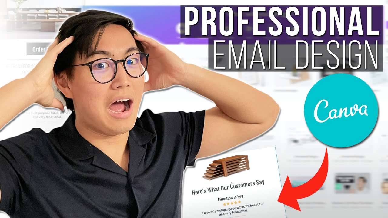 How To Design Professional Emails with Canva in 2025 (high converting)