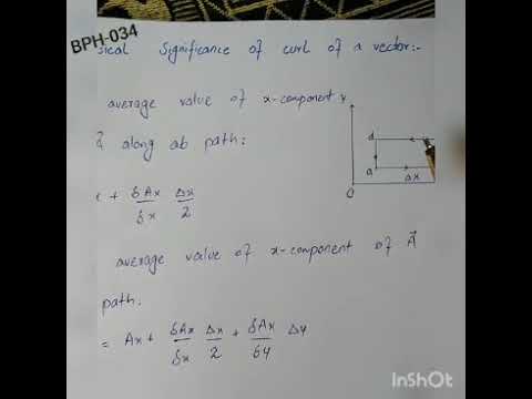 Physical significance of curl of a vector