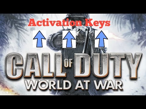 Call of Duty World at War Activation keys