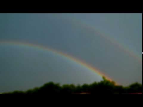 Double Rainbow, what does it all mean? Clayton, Tx. July 28, 2020