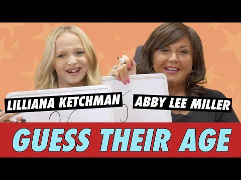 Lilliana Ketchman vs. Abby Lee Miller - Guess Their Age