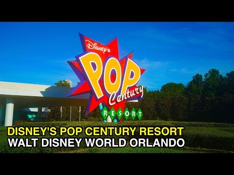 [4K] Disney's Pop Century Resort - Decades of Fun : Orlando, FL