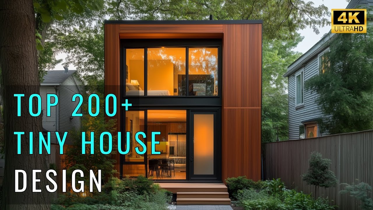 Top 200+ Modern Tiny House Design Ideas | Small 1-Bedroom House Facades