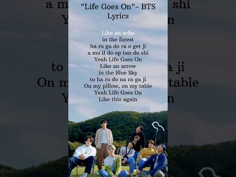 "Life Goes On"-BTS #bts #lifegoeson #shorts