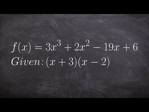 Given the Factors Determine All Zeros and Write as a Product of its Factors