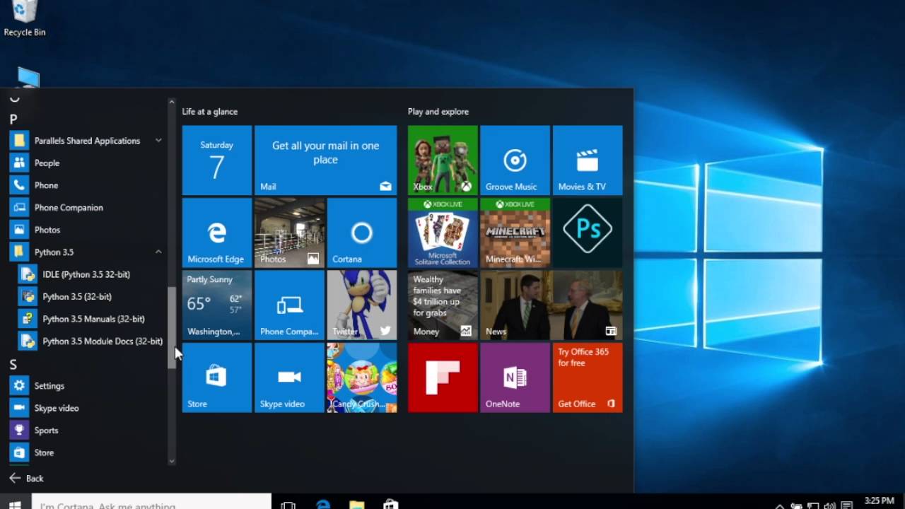 Pin Python IDLE icon to the taskbar in Windows 10