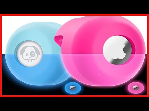 PANZZDA Airtag Dog Collar Holder [2 Pack] Silicone Air Tag Cat Collar Cover, Anti-Lost Locator