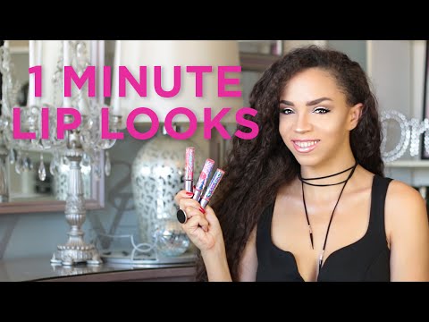 1 Minute Lip Looks!